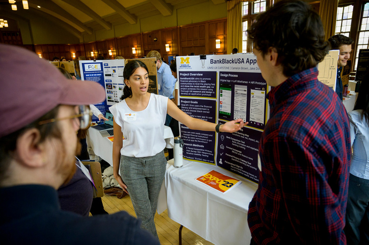 More than 300 students present projects at 2023 UMSI project expo | umsi