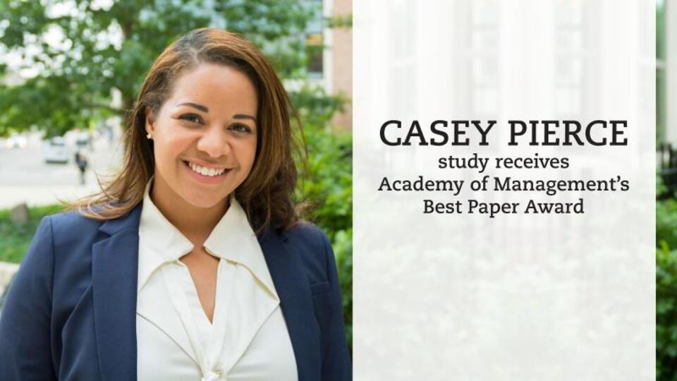 UMSI study receives Academy of Management's Best Paper Award | umsi