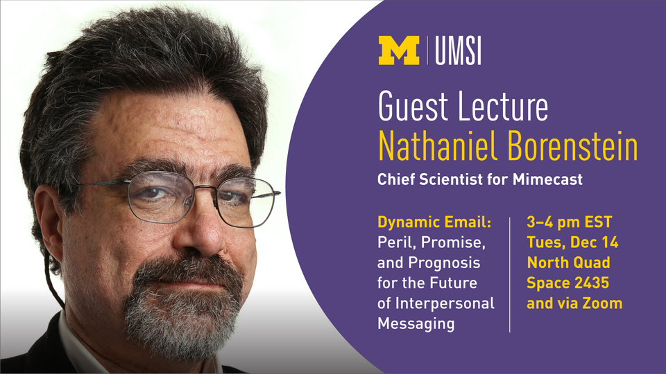 Guest Lecture: Nathaniel Borenstein | umsi