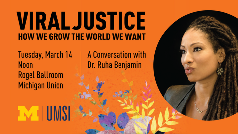 Winter 2023 DEI lecture featuring Dr. Ruha Benjamin | umsi
