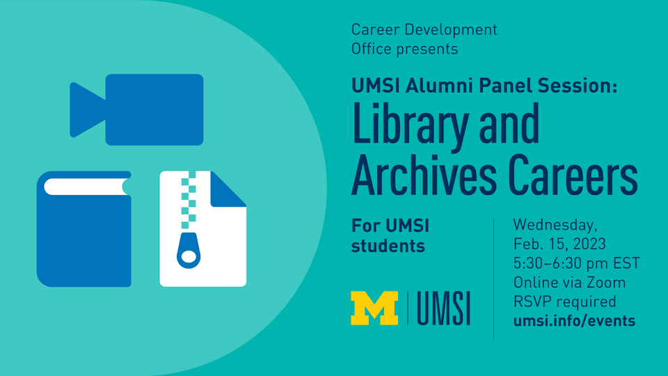 Alumni Panel: Library & Archives Careers | umsi