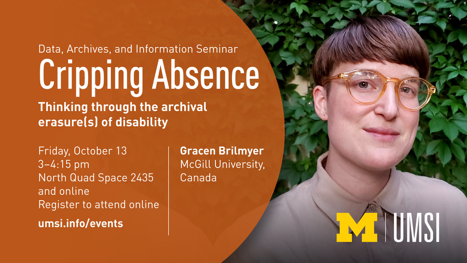Data, Archives and Information in Society (DAIS) Seminar: Gracen ...