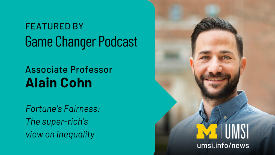 Cohn: Alain Cohn featured on Game Changer Podcast | umsi