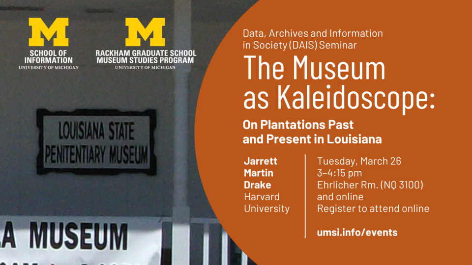 Data, Archives and Information in Society Seminar: Jarrett Martin Drake ...