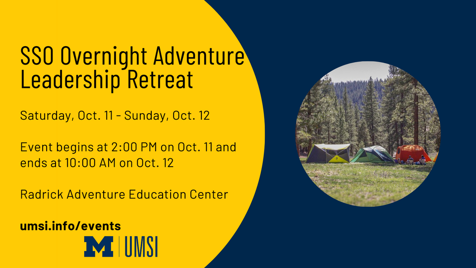SSO Overnight Adventure Leadership Retreat | umsi