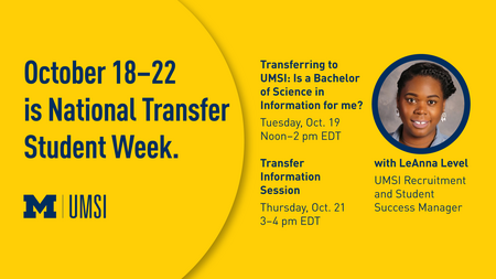 Transfer Information Session | umsi