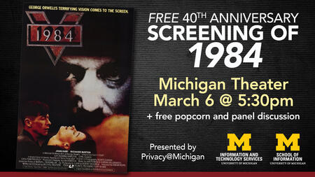 1984 | Free 40th Anniversary Screening | umsi