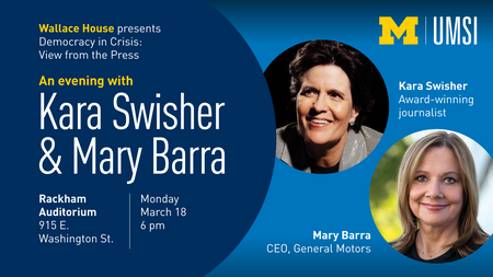 An Evening with Kara Swisher and Mary Barra | umsi