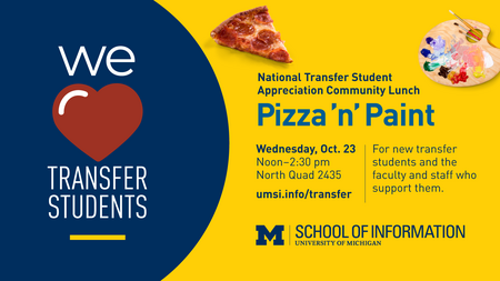 National Transfer Student Appreciation Community Lunch - Pizza 'n ...
